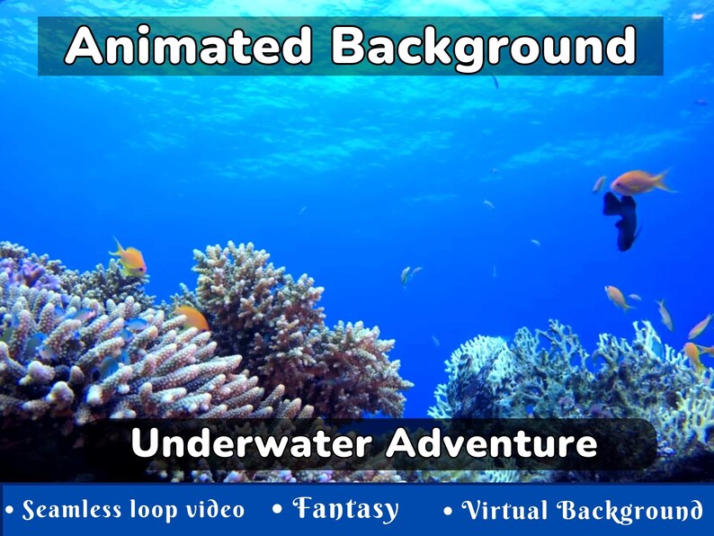 Animated Virtual Background Zoom Background Video Loop Stream - Etsy