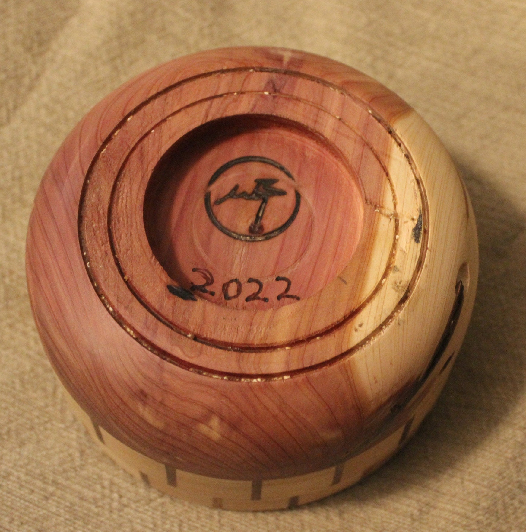 Segmented Bowl. Cedar, Cypress, and Walnut. 5 by 3 - Etsy