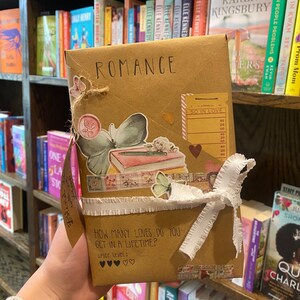 Valentines Romance Blind Date With Book themed Bookmark Included - Etsy