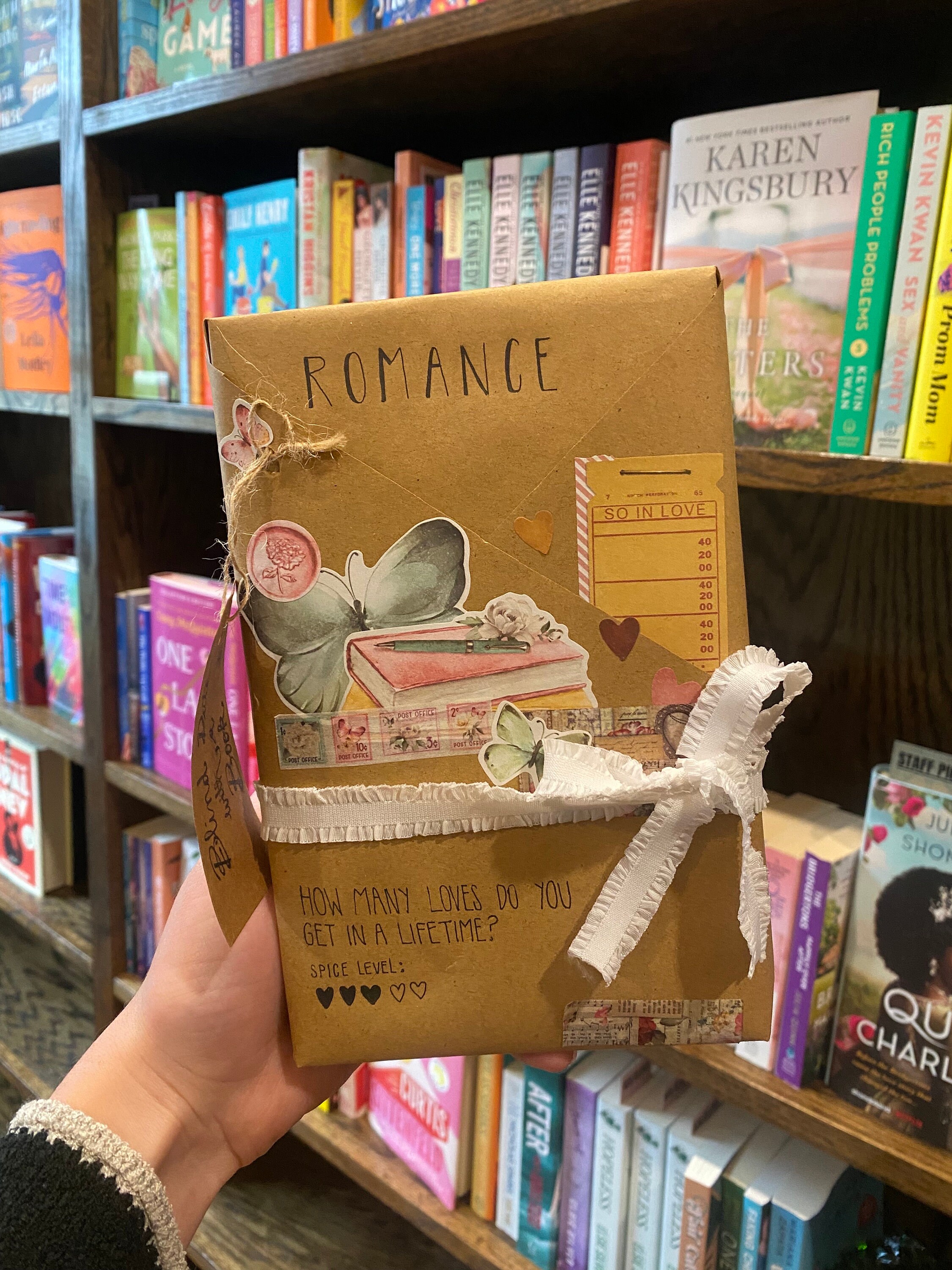 Valentines Romance Blind Date With Book themed Bookmark Included - Etsy