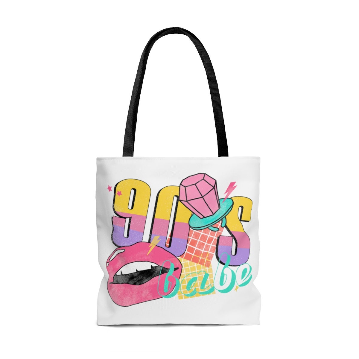 90s Babe Tote Bag 1990s Tote Bag 90s Girl 90s Style 90s - Etsy