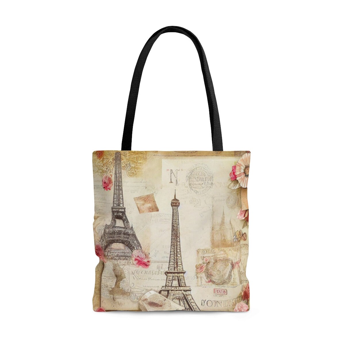 Paris Tote Bag, Eiffel Tower Tote Bag, France Tote Bag, Paris Shopping ...