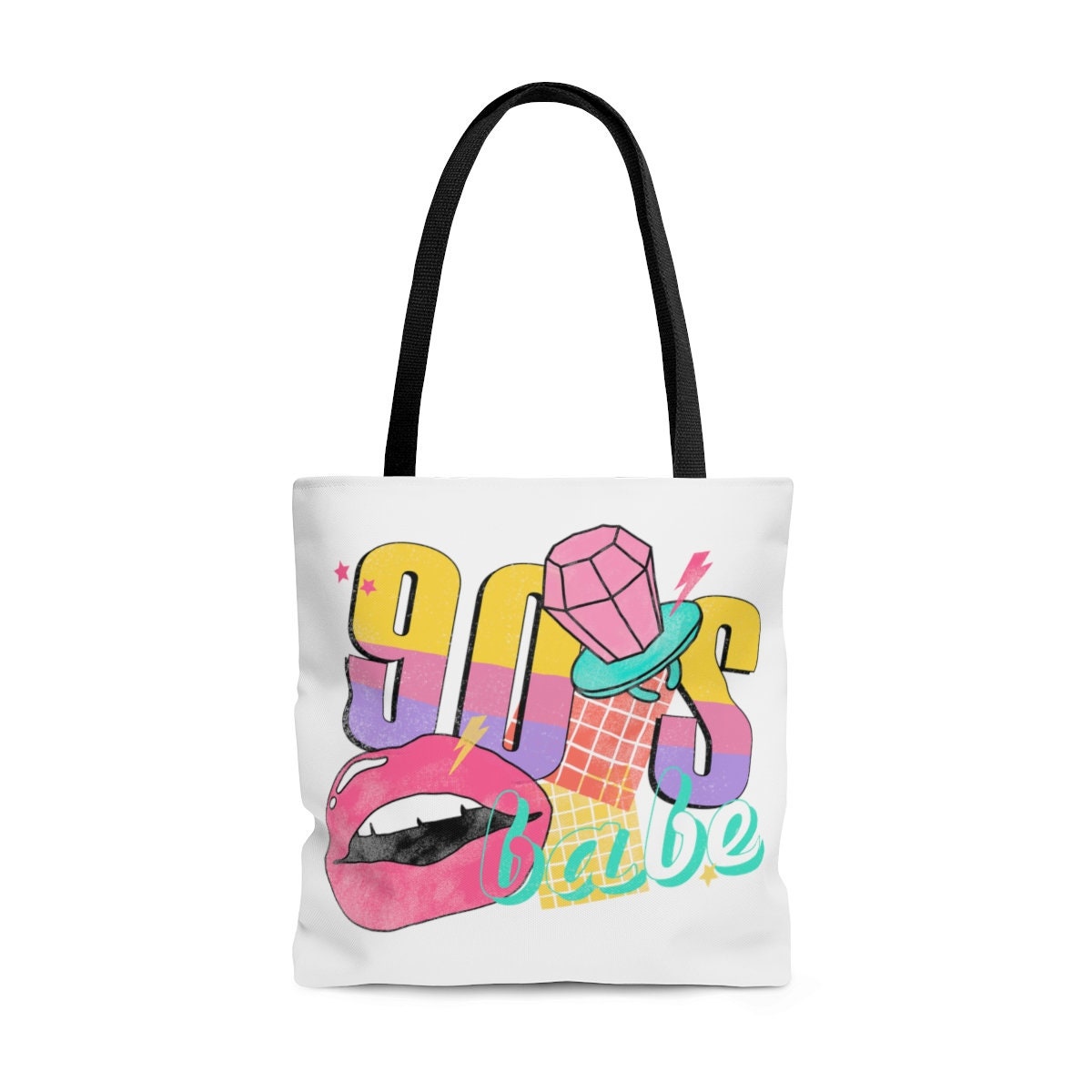 90s Babe Tote Bag 1990s Tote Bag 90s Girl 90s Style 90s - Etsy