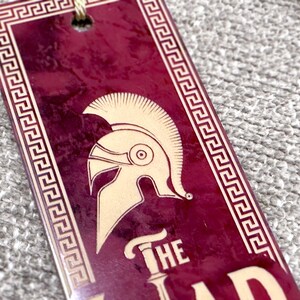 Iliad Bookmark for Fans of Homer Bookmark Classic Literature Gift Iliad ...