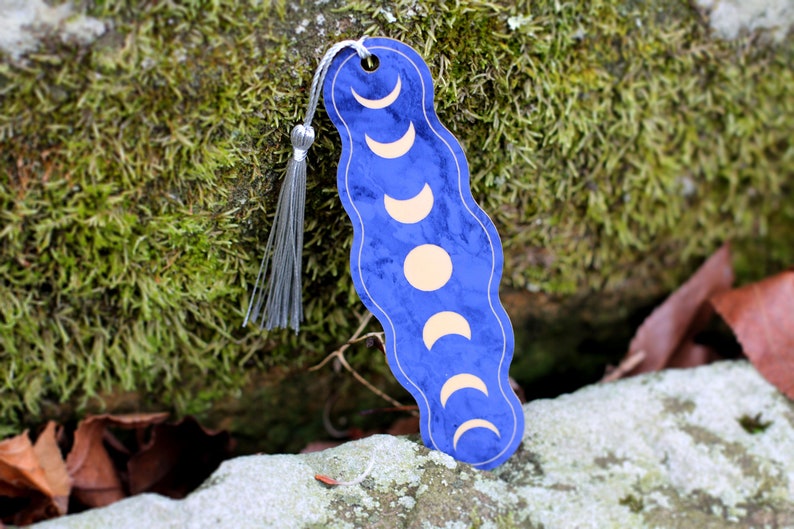 Lunar Cycles Bookmark Moon Bookmark Moon Phases Lunar Phases - Etsy