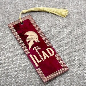 Iliad Bookmark for Fans of Homer Bookmark Classic Literature Gift Iliad ...