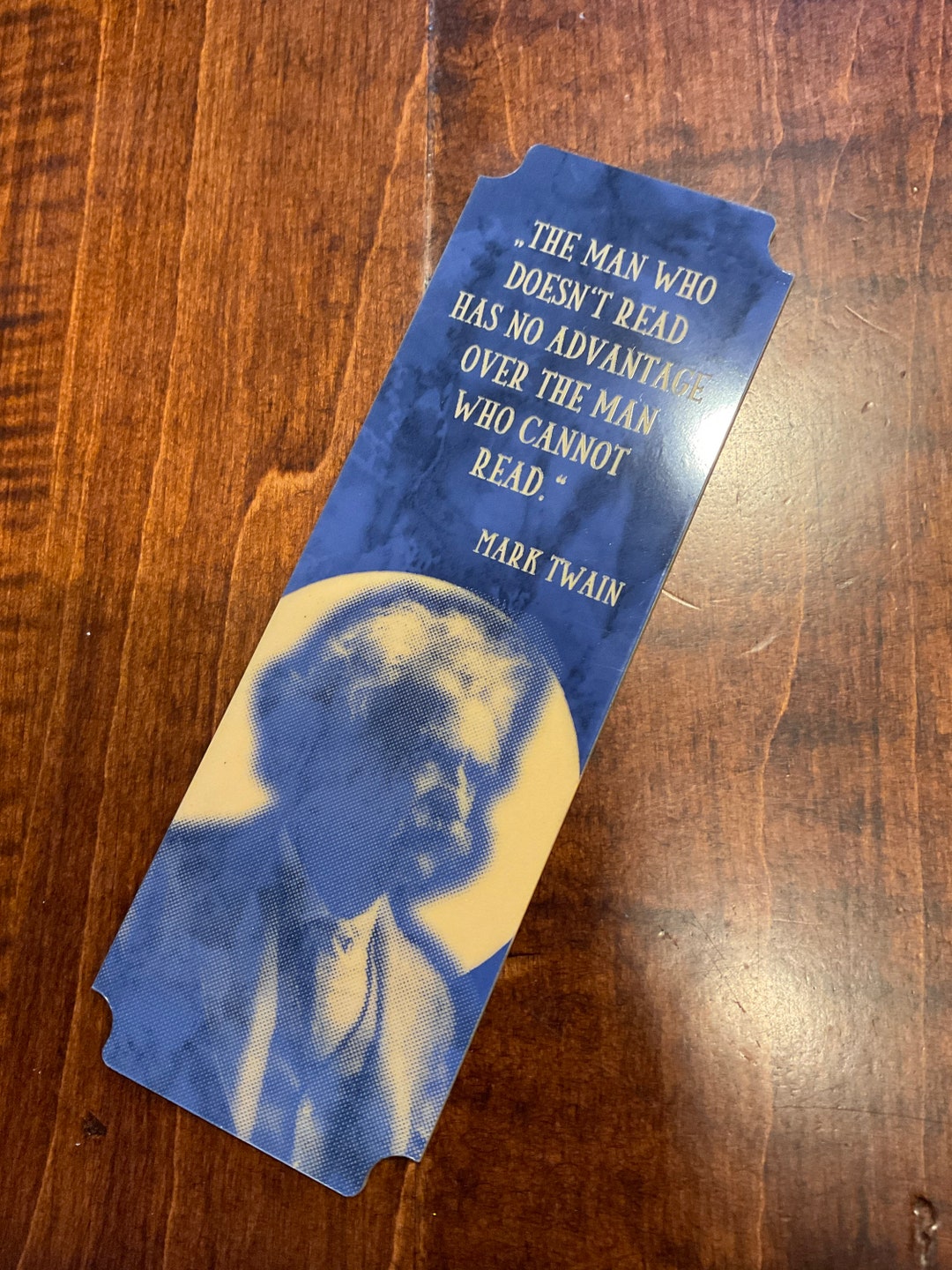 Mark Twain Bookmark Gift for Mark Twain Fan Gift for Tom Sawyer Lover ...