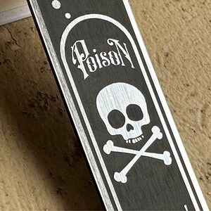 True Crime Fan Gift Bookmark Dark Humor Poison Bottle Funny Bookmark ...