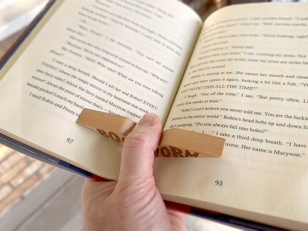 Thumb Book Holder Thumb Page Holder Book Page Reader Gift for Reading ...