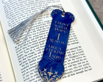 Smut Bookmark Funny Bookmark Book Accessory Bookish Gift Spicy Bookmark ...