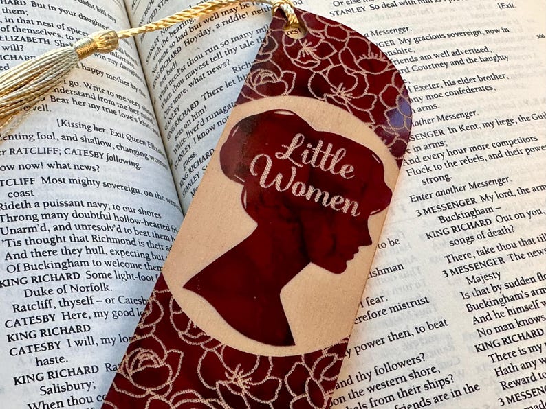 Little Women Bookmark Handmade Gift Laser Engraved Book Lover Literary ...