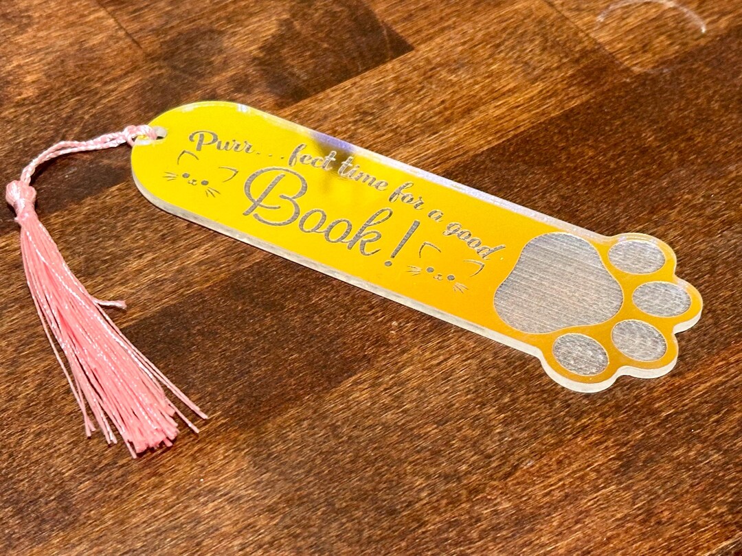 Cute Bookmark Cat Lover Bookmark Cat Lover Gift for Tea Lover Gift for ...
