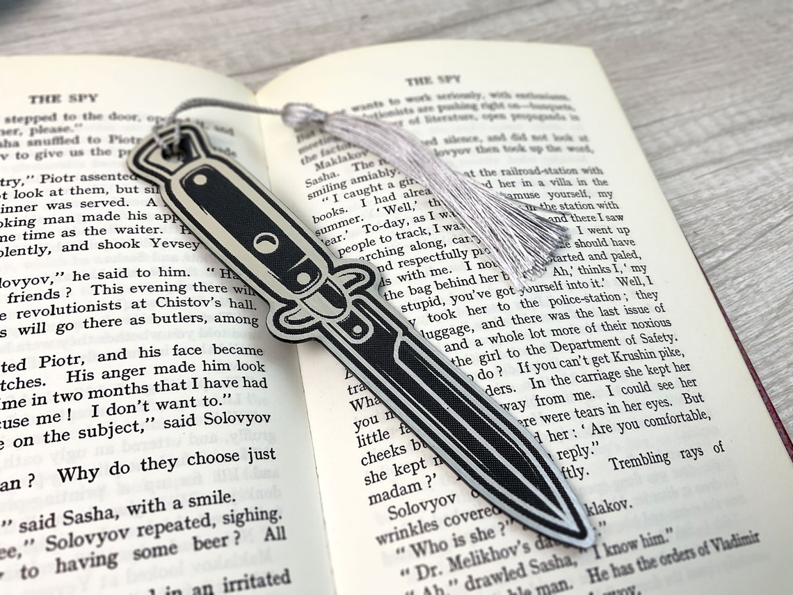 Bookmark for Men Funny Bookmark for Men Bookmark With Tassel - Etsy