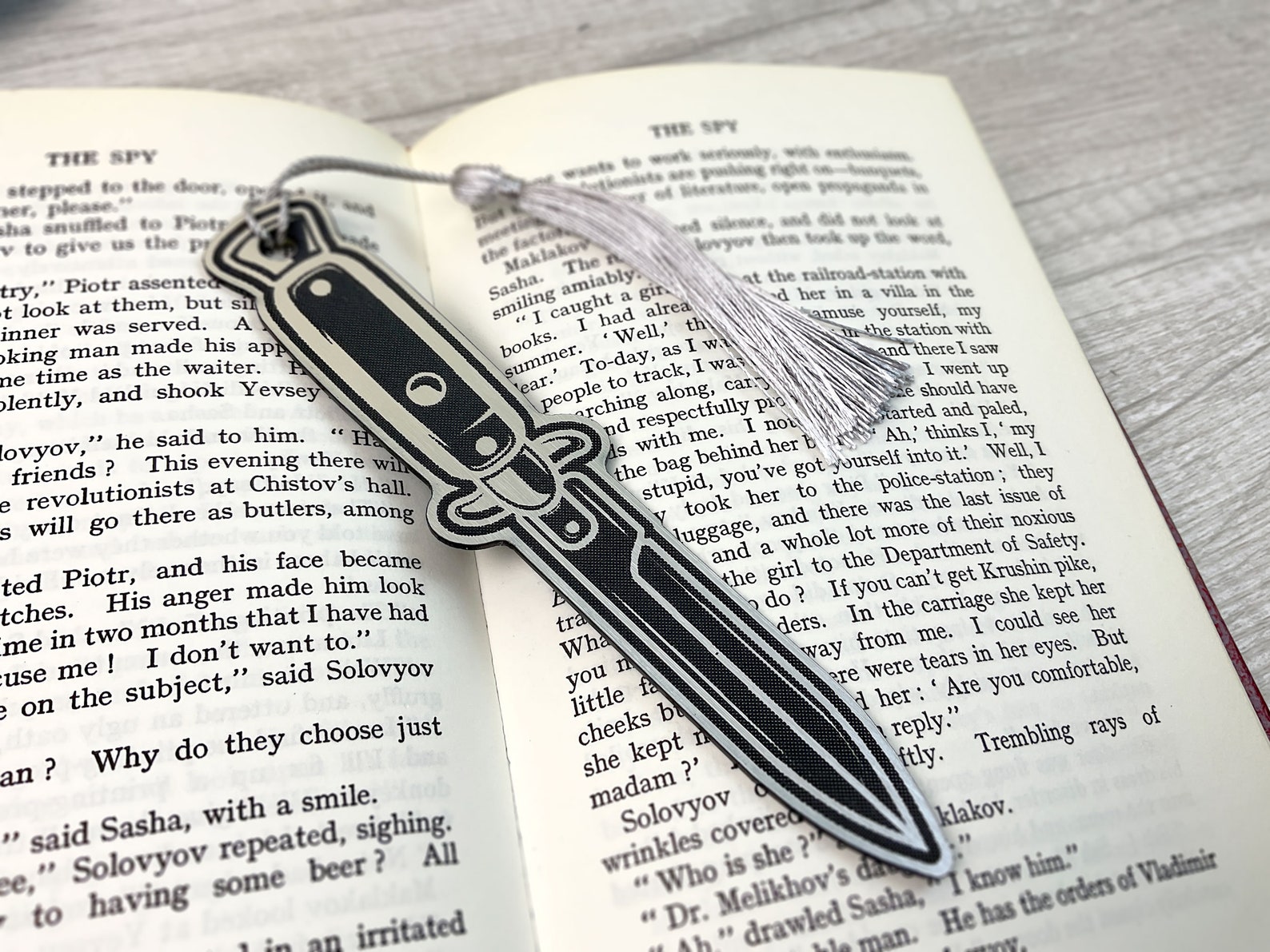 Bookmark for Men Funny Bookmark for Men Bookmark With Tassel - Etsy