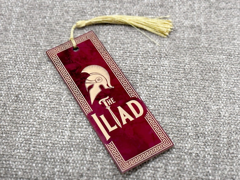 Iliad Bookmark for Fans of Homer Bookmark Classic Literature Gift Iliad ...