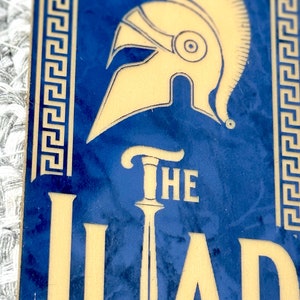 Iliad Bookmark for Fans of Homer Bookmark Classic Literature Gift Iliad ...