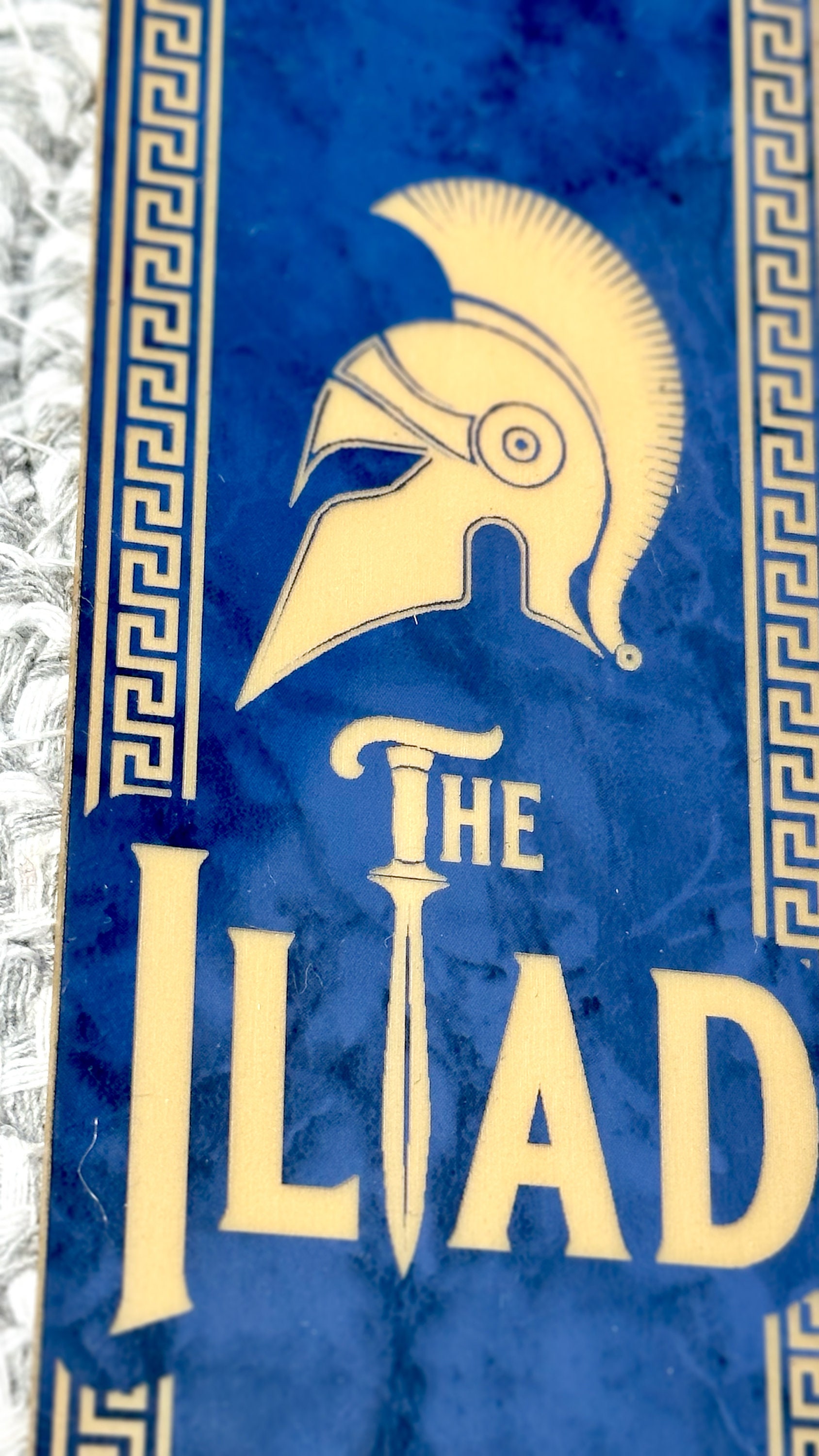 Iliad Bookmark for Fans of Homer Bookmark Classic Literature - Etsy UK