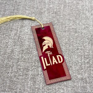 Iliad Bookmark for Fans of Homer Bookmark Classic Literature Gift Iliad ...