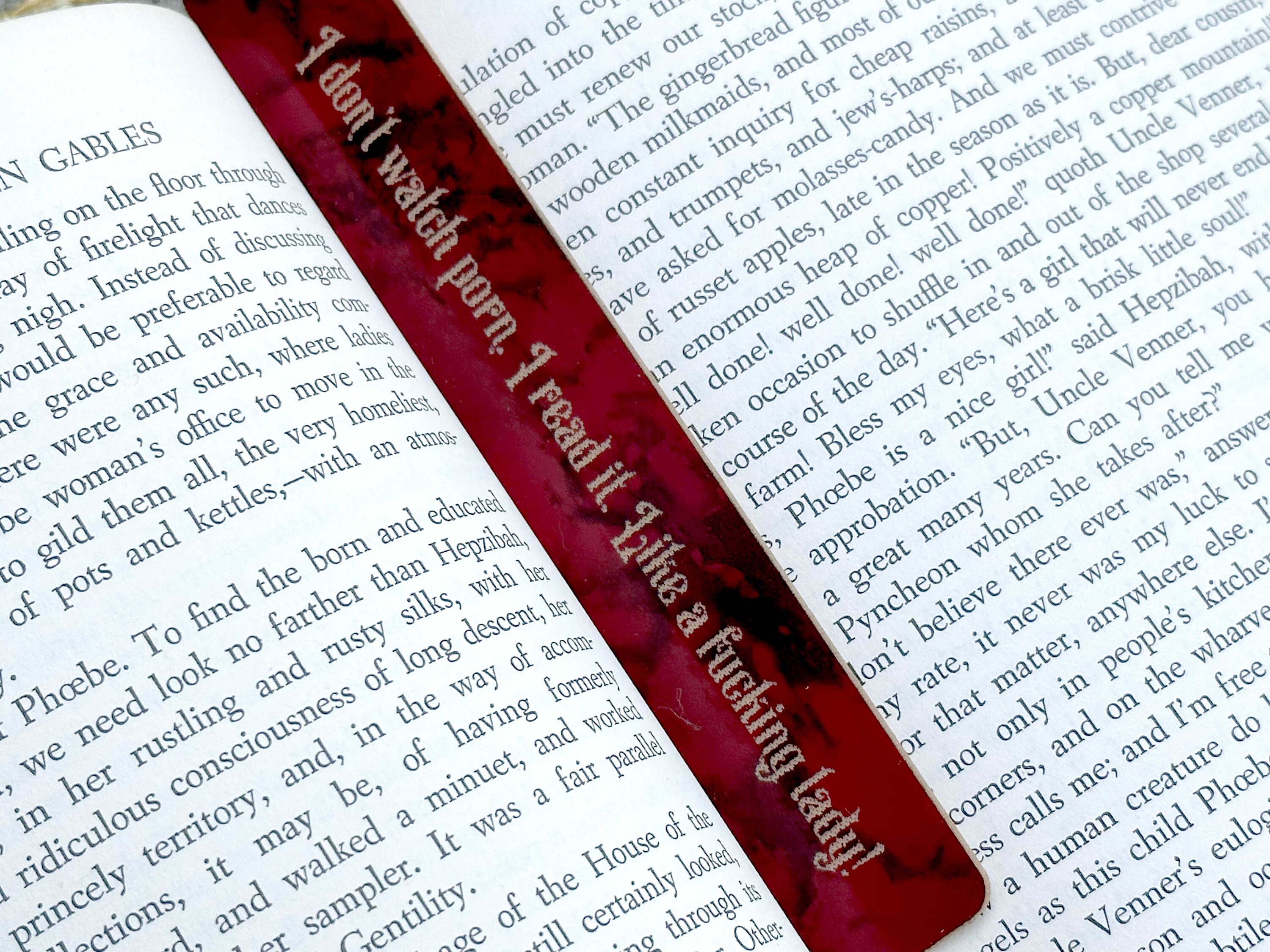 Smut Bookmark Funny Bookmark Book Accessory Bookish Gift Spicy Bookmark ...
