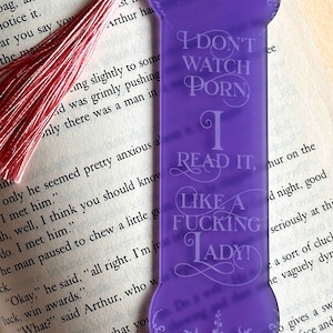 Smut Bookmark Funny Bookmark Book Accessory Bookish Gift Spicy Bookmark ...
