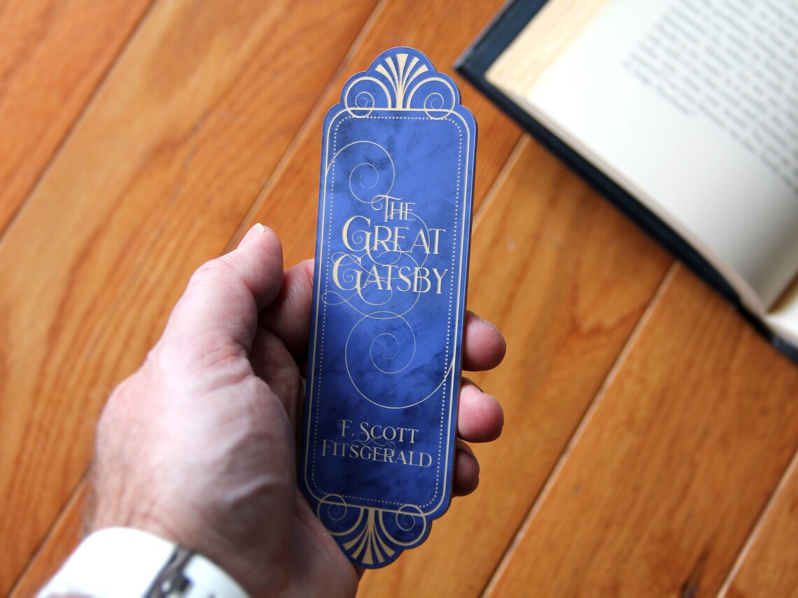 Great Gatsby Bookmark | Classic Novel Lover | F. Scott Fitzgerald ...