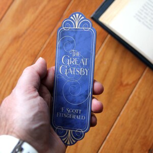 Great Gatsby Bookmark | Classic Novel Lover | F. Scott Fitzgerald ...