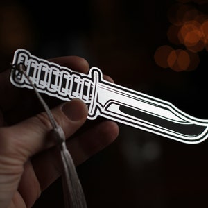 Hunting Knife Bookmark Gift for Men Who Read Books Horror Fans Cool ...
