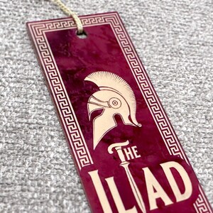 Iliad Bookmark for Fans of Homer Bookmark Classic Literature Gift Iliad ...