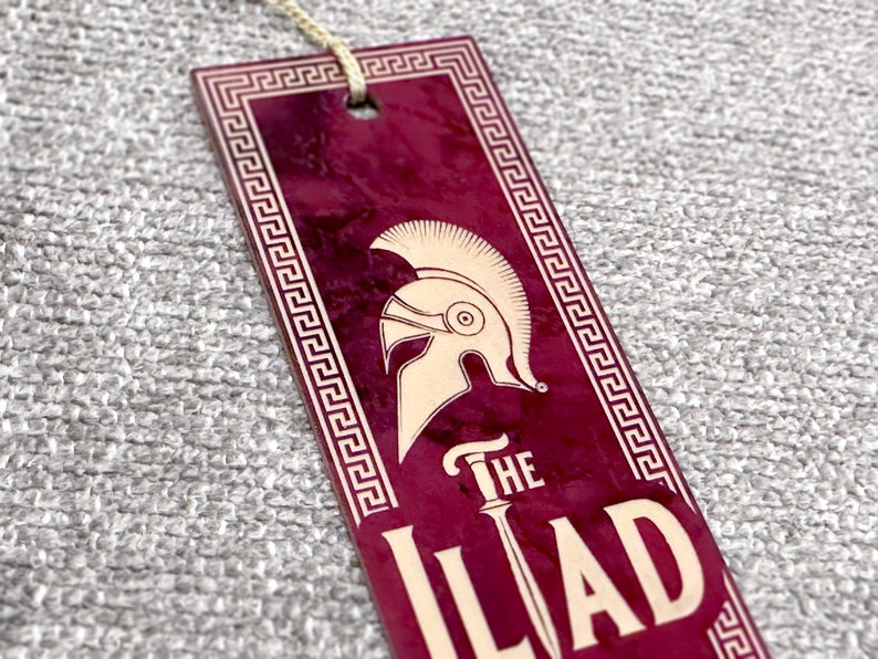 Iliad Bookmark for Fans of Homer Bookmark Classic Literature Gift Iliad ...