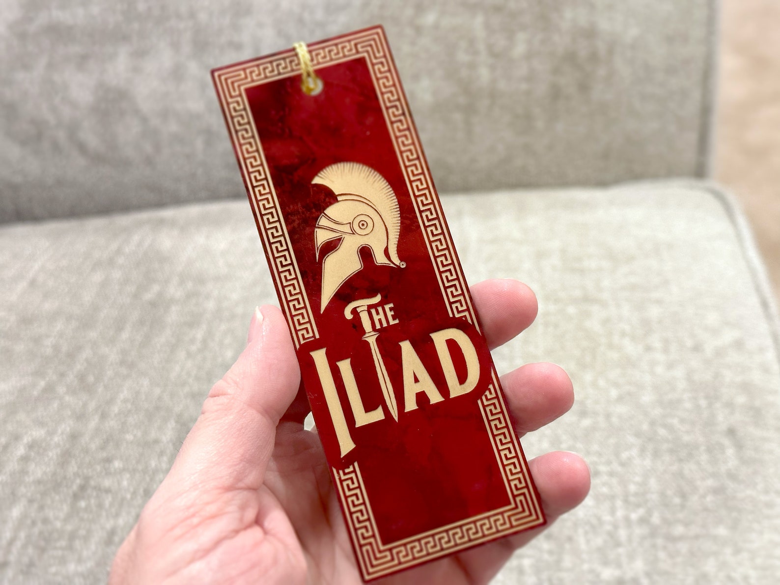 Iliad Bookmark for Fans of Homer Bookmark Classic Literature Gift Iliad ...