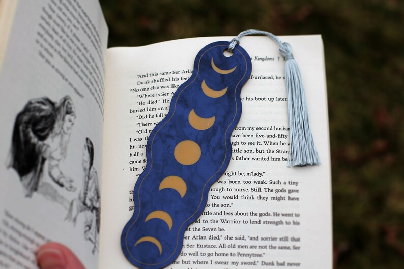 Lunar Cycles Bookmark Moon Bookmark Moon Phases Lunar Phases Unusual ...