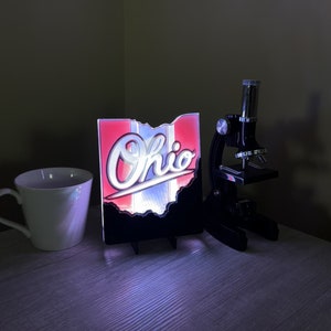 Ohio State Decor Ohio State University Decor Ohio State Buckeyes Sign ...