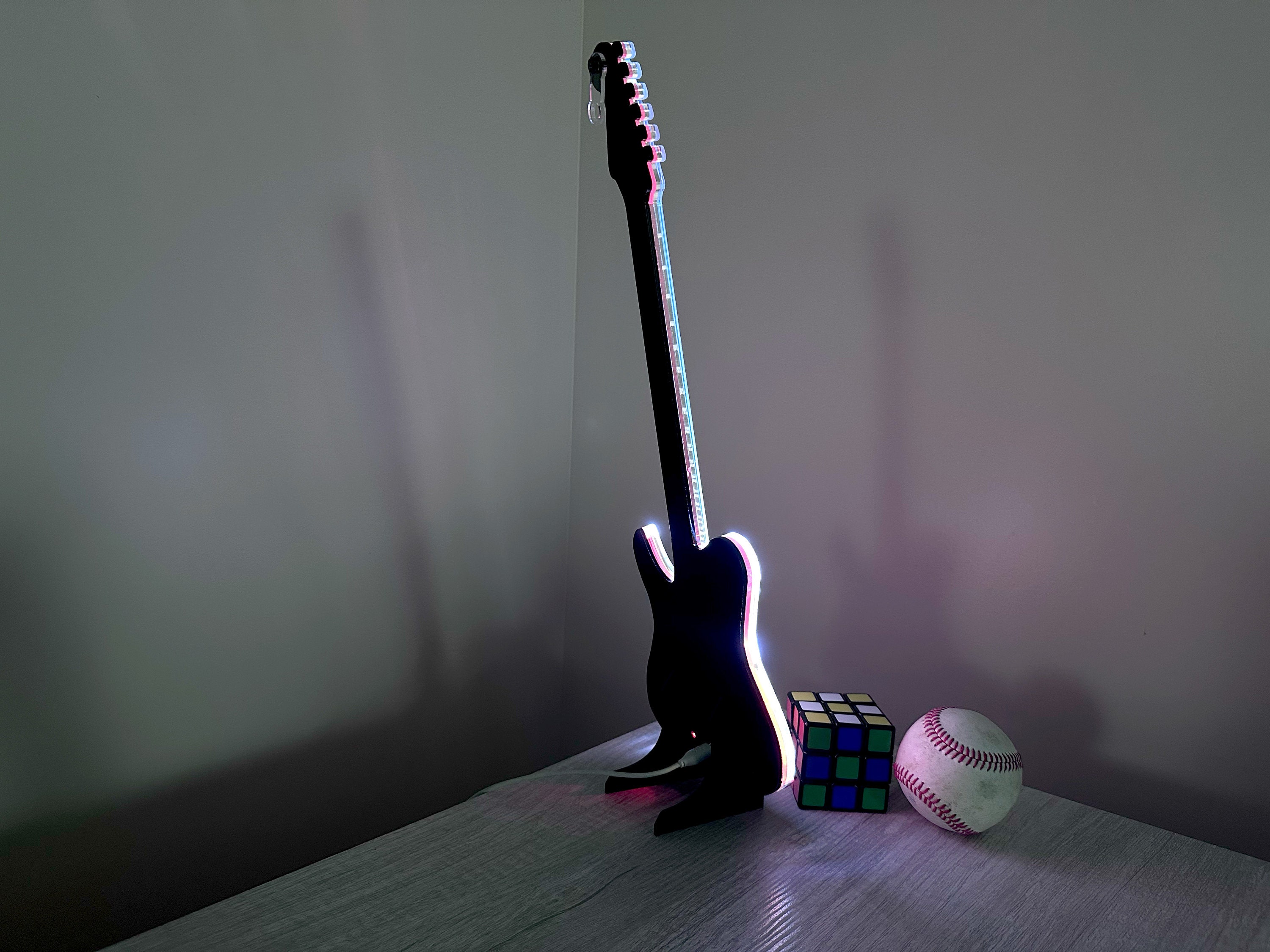 Electric Guitar Sign Guitar Art Guitar Display Rock and Roll Lover Gift ...