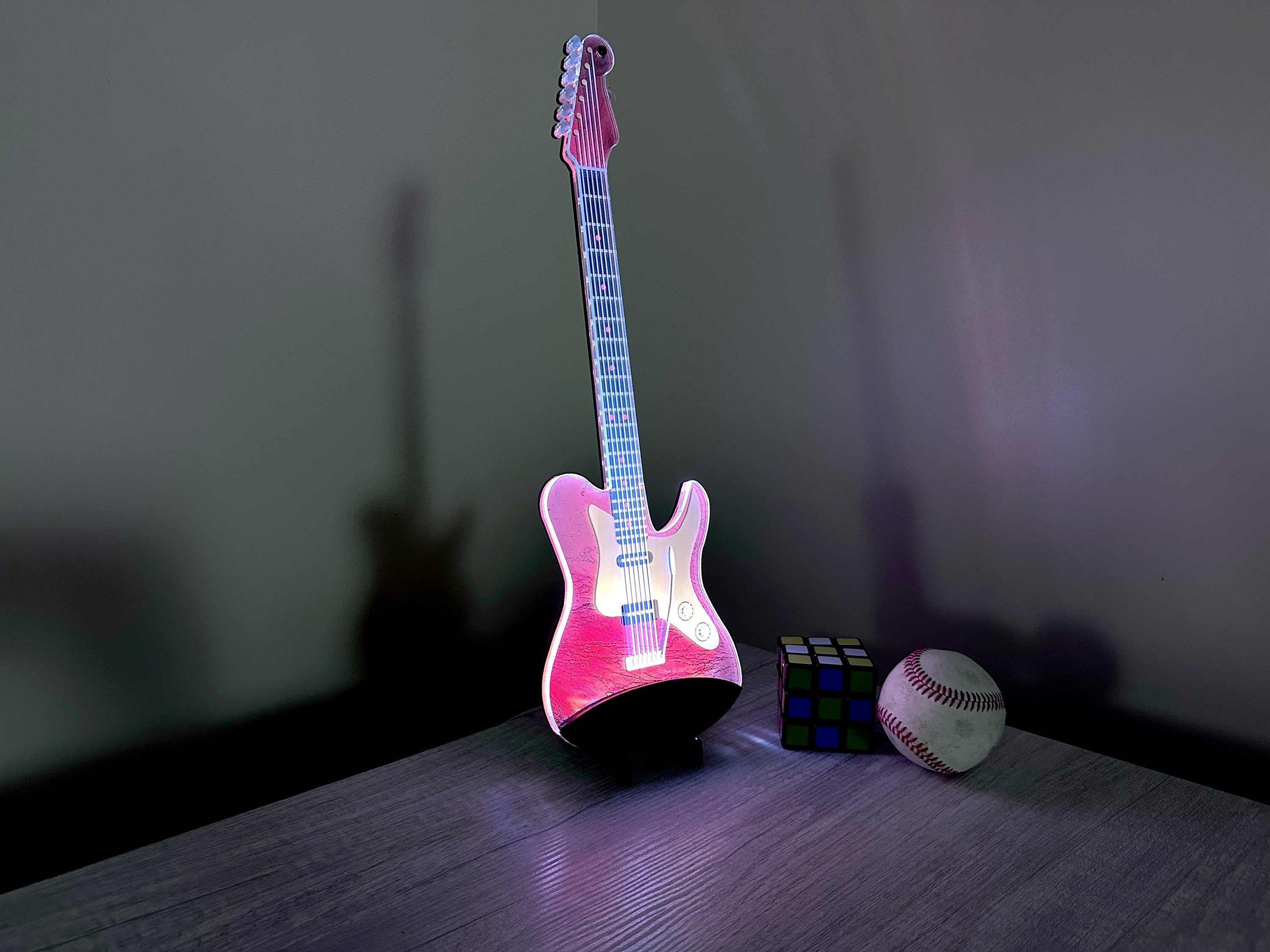 Electric Guitar Sign Guitar Art Guitar Display Rock and Roll Lover Gift ...