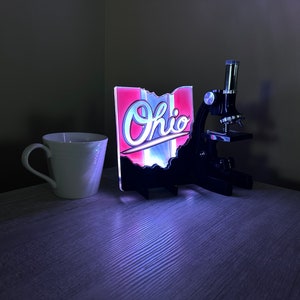 Ohio State Decor Ohio State University Decor Ohio State Buckeyes Sign ...