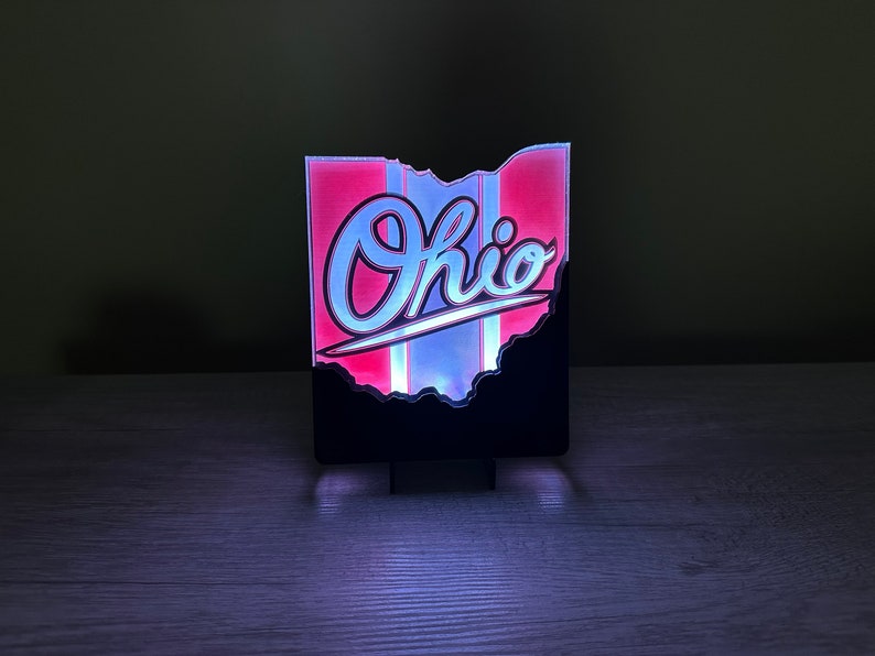 Ohio State Decor Ohio State University Decor Ohio State Buckeyes Sign ...