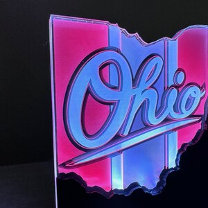 Ohio State Decor Ohio State University Decor Ohio State Buckeyes Sign ...