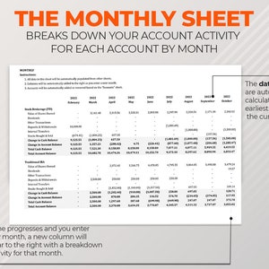 Stock Portfolio Investment Tracker Spreadsheet Template for Stock ...