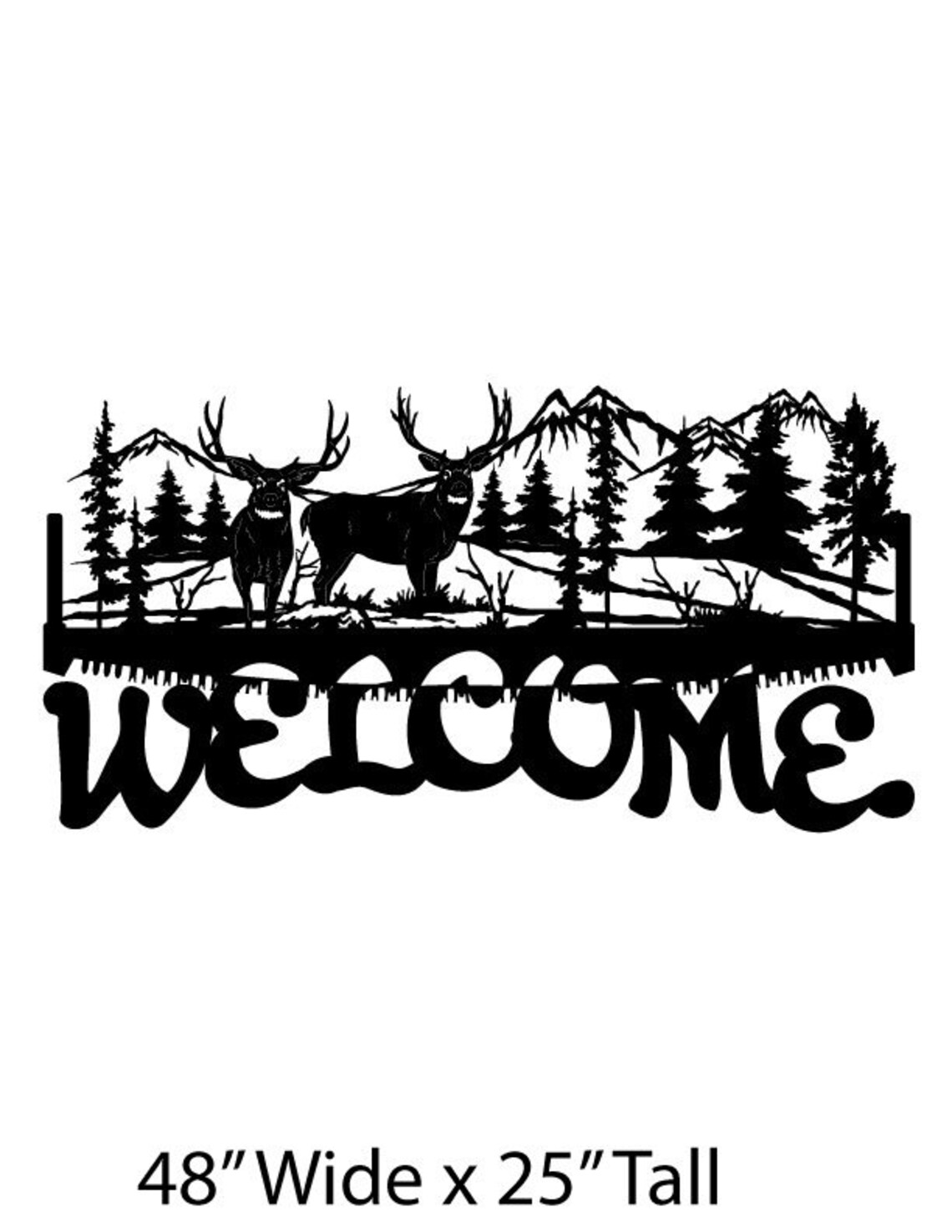 Cross-cut Saw Blade Welcome Sign - Etsy