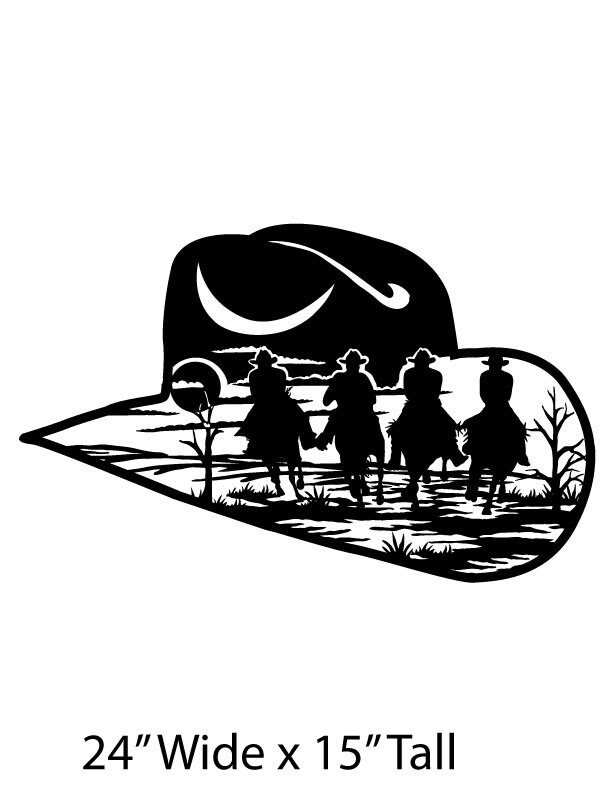 Cowboy Hat Wall Hanging - Etsy