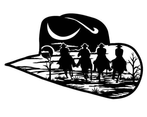 Cowboy Hat Wall Hanging - Etsy