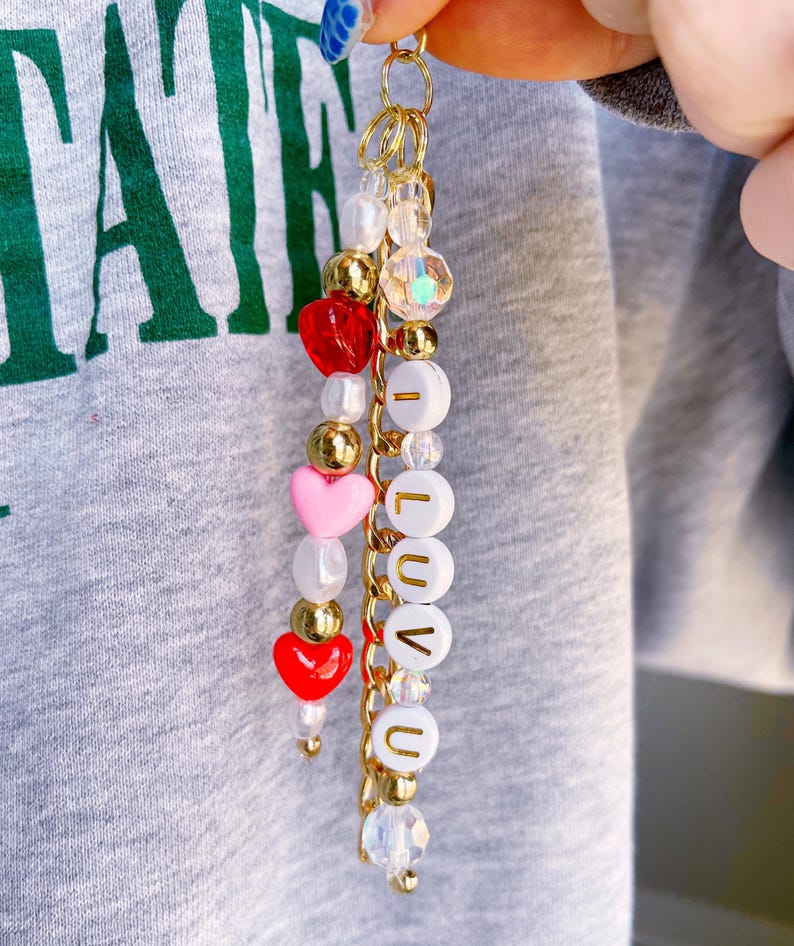 Valentines Day Theme Custom Key Chains - Etsy