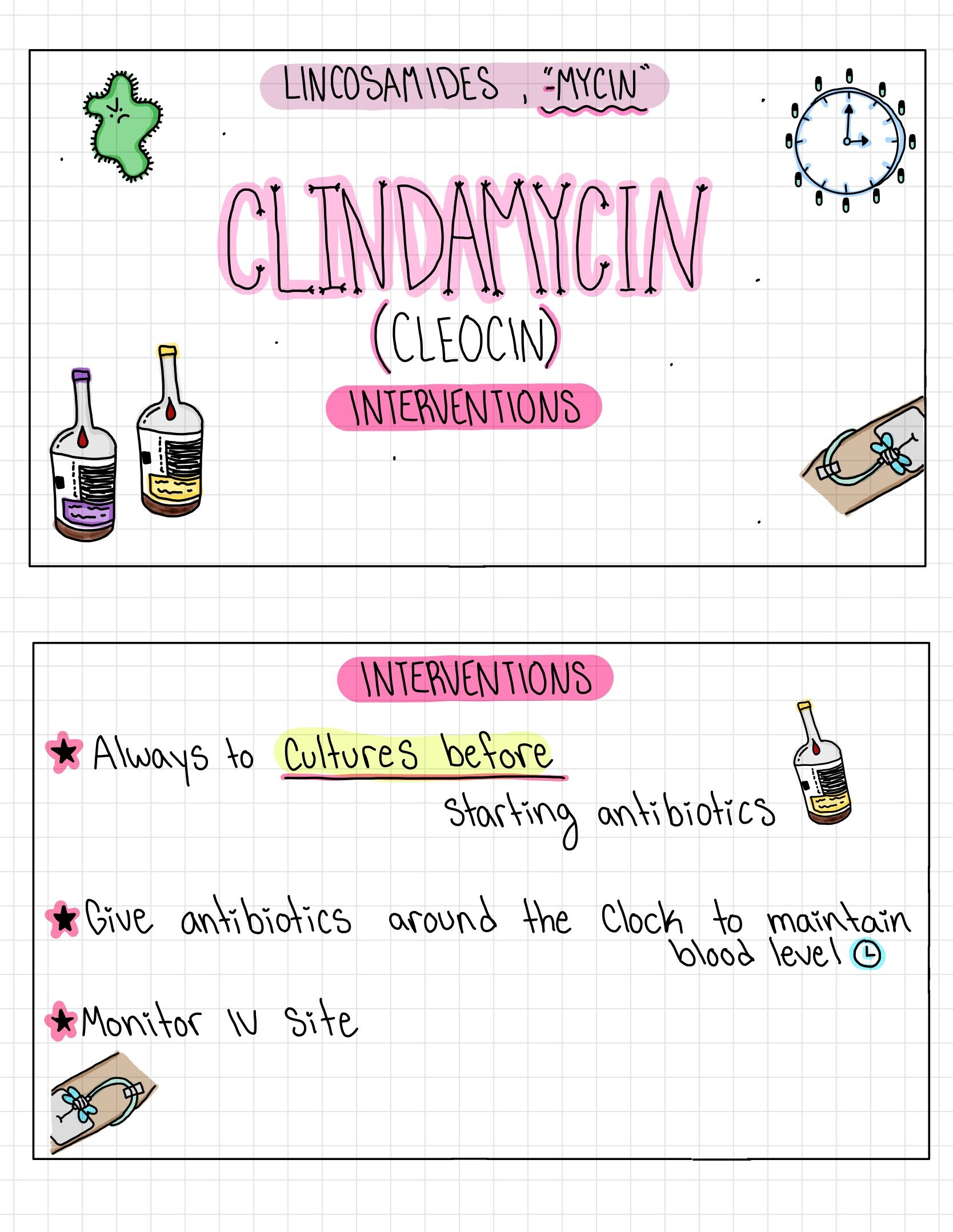 Antibiotic Medication Digital Flash Cards (38 Cards) - Etsy