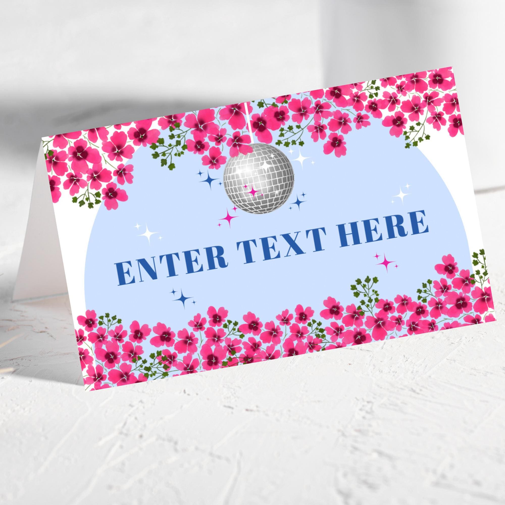 Editable Mamma Mia Party Tent Label | Printable Mamma Mia Place Cards ...