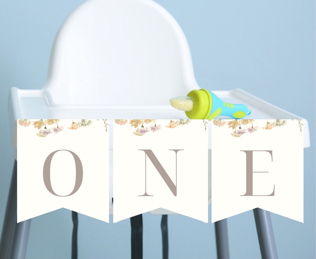 Storybook 1st Birthday Banner Flags | Editable Book Themed Birthday ...