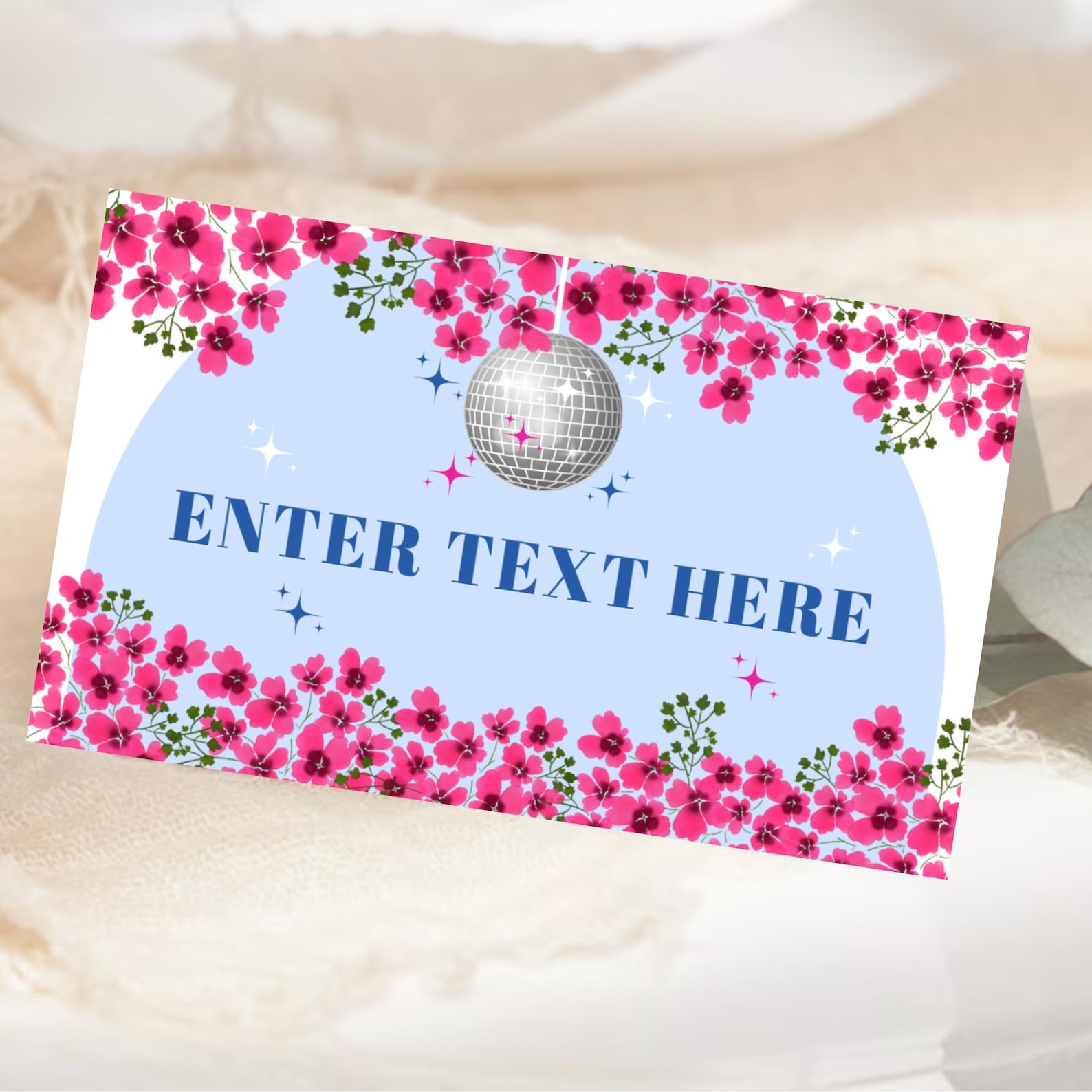 Editable Mamma Mia Party Tent Label | Printable Mamma Mia Place Cards ...