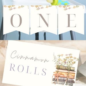 Storybook First Chapter Birthday Party Bundle | Book Themed First ...