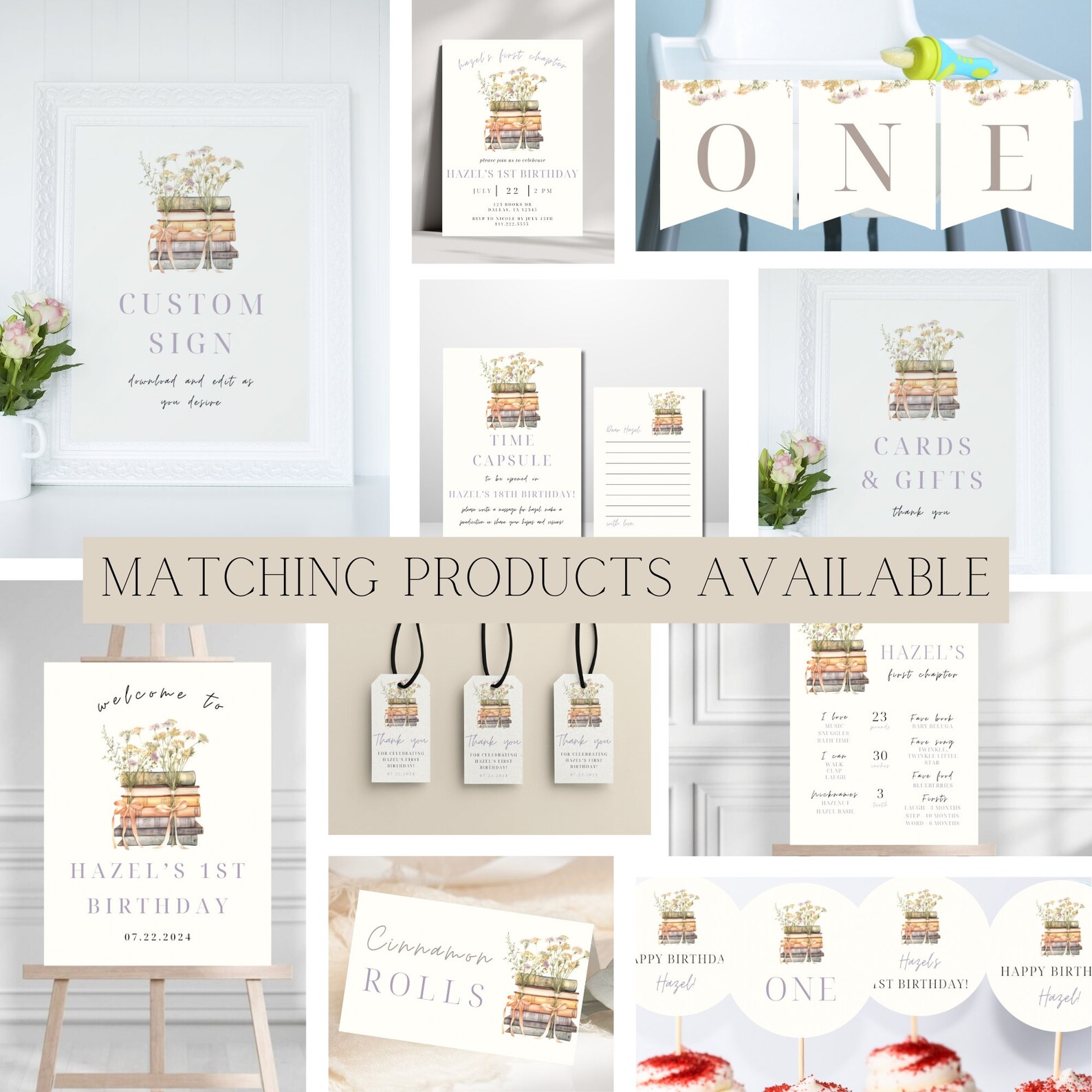 Storybook Party Food Tent Labels Editable Book Themed Party Place Cards ...