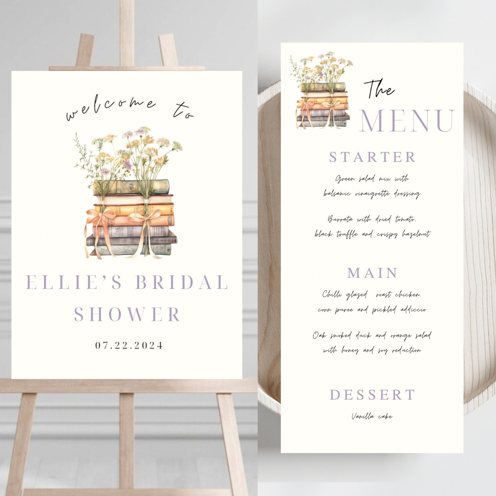 Storybook Bridal Shower Template Bundle | Book Themed Bridal Shower ...