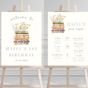 Storybook First Chapter Birthday Party Bundle | Book Themed First ...